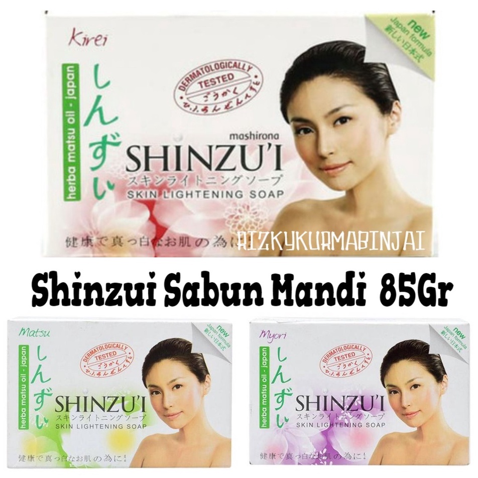 Jual Shinzui Skin Lightening Bar Soap 85gr | Sabun Mandi Batang ...