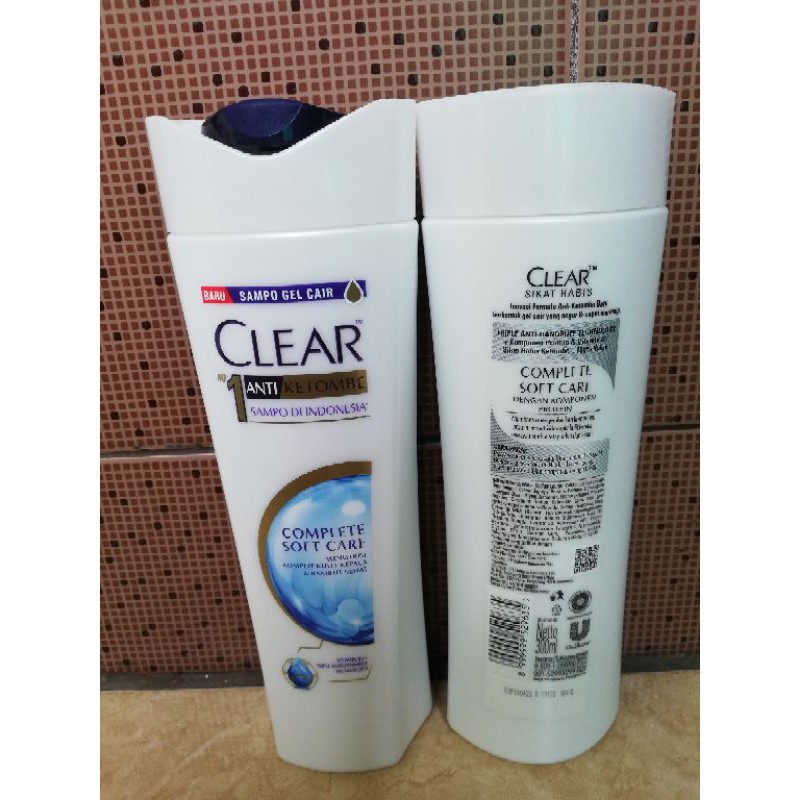 Jual CLEAR SHAMPOO 300ML COMPLETE SOFT CARE | Shopee Indonesia