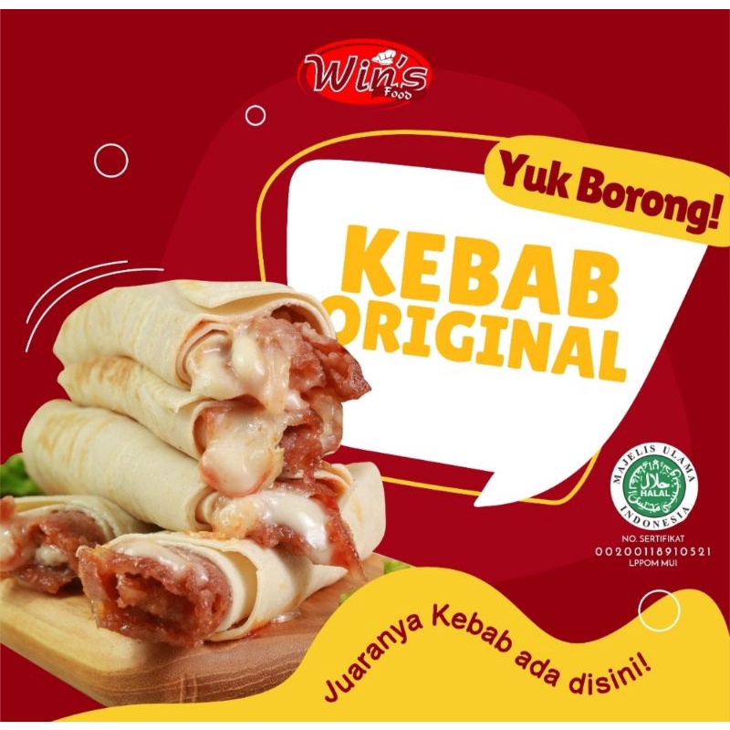 Jual kebab wins original isi 10 | Shopee Indonesia