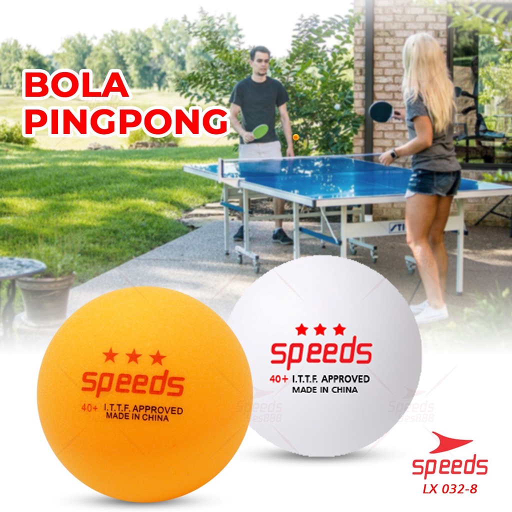 Jual SPEEDS Bola Ping Pong Untuk Tenis Meja Bintang 3 Original Import isi 60pcs 032-8 | Shopee ...