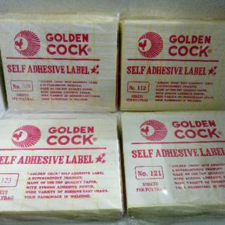 Jual LABEL KERTAS (NO 99, 103, 104, 105, 107, 108, 110, 112, 121, 123 ...