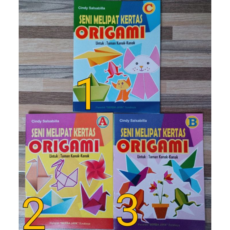 Jual buku anak anak paud TK ORIGAMI seni melipat kertas Indonesia|Shopee Indonesia