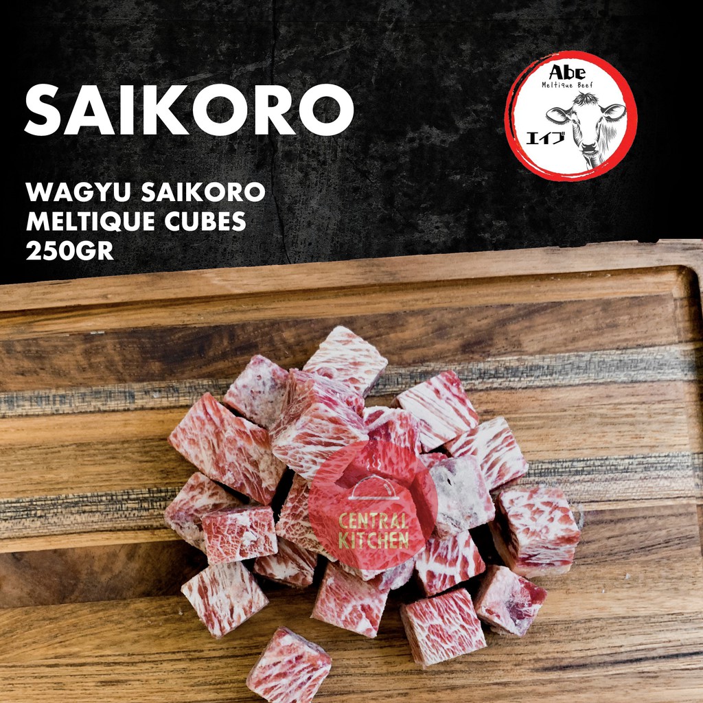 Jual Saikoro Beef Wagyu Meltik Meltique Cubes Steak pack 250gr | Shopee ...