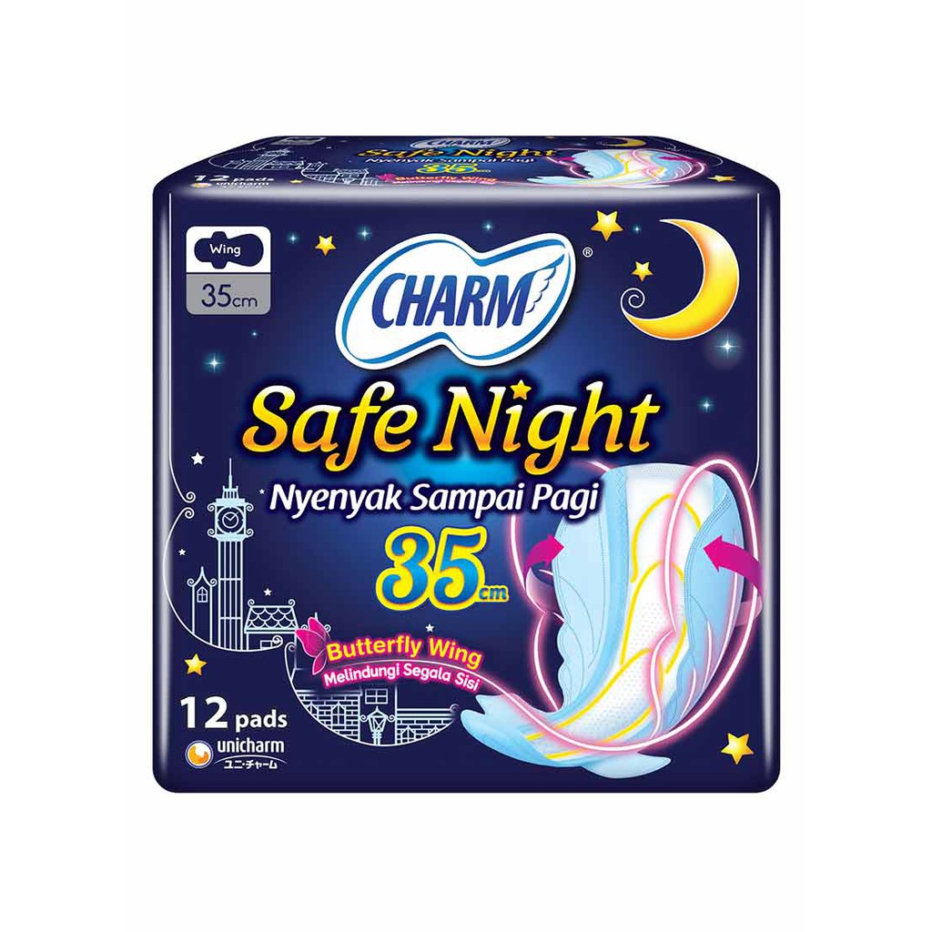 Jual Charm Body Fit Night Wing 35Cm 12'S | Shopee Indonesia