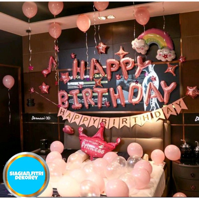 Jual paket dekorasi backdrop balon ulang tahun thema pink elegan+balon ... Jual paket dekorasi backdrop balon ulang tahun thema pink elegan+balon ...