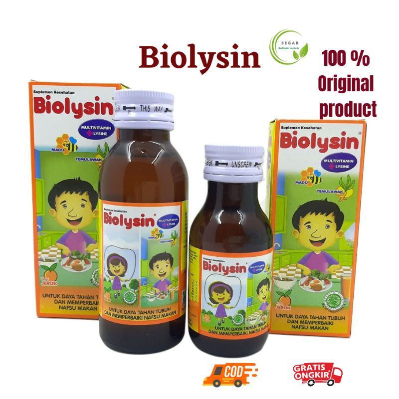 Jual Biolysin Kids Multivitamin Anak Sirup Untuk Daya Tahan Tubuh ...