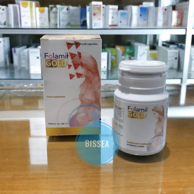 Jual FOLAMIL GOLD ( 1 box isi 30 kapsul ) | Shopee Indonesia