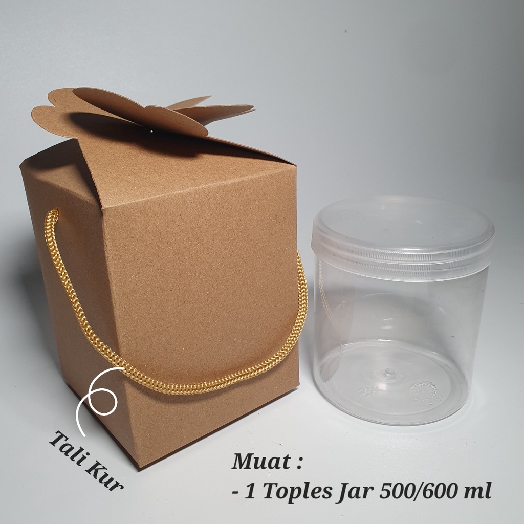 Jual Dus Kotak Ukuran 10x10x12cm Dessert Box muat Mug / Toples Jar ...