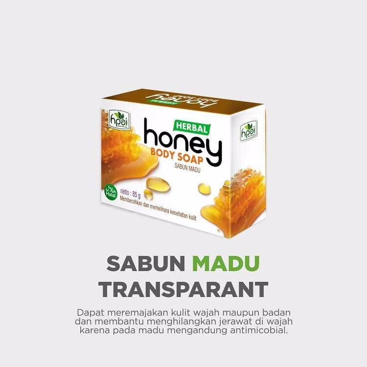 Jual HNI-HPAI Sabun Madu Sabun Transparan 100 Gr ORIGINAL | Shopee ...