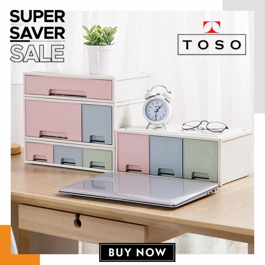 Jual KOTAK LACI TEMPAT PENYIMPANAN BARANG ORGANIZER STACKABLE STORAGE ...