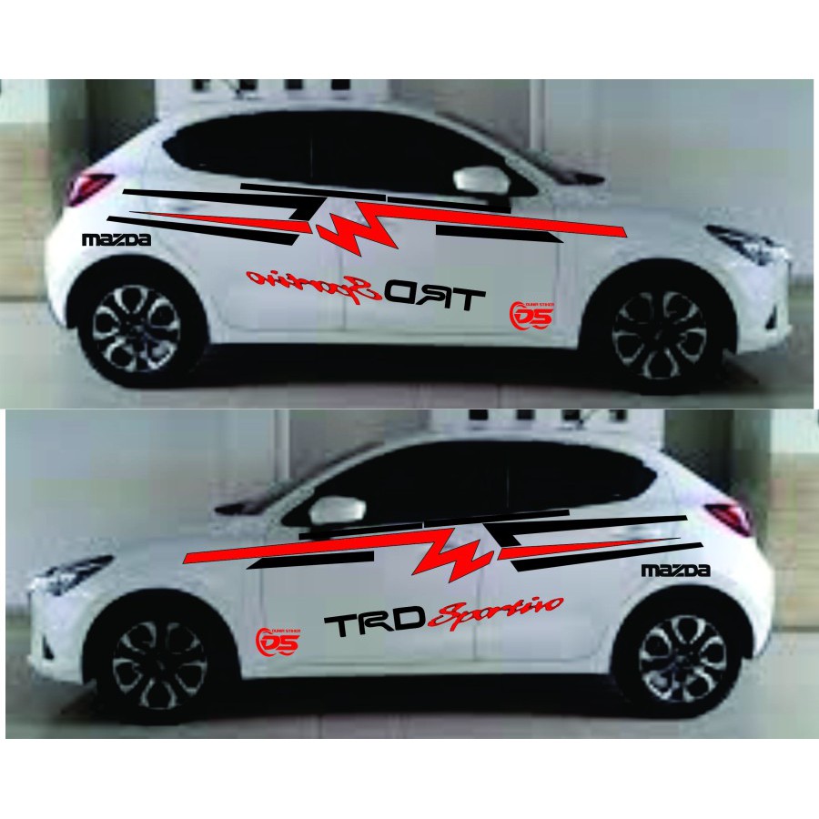 Jual promo stiker sticker mazda stiker mobil mazda 1 2 3 dll mazda ...