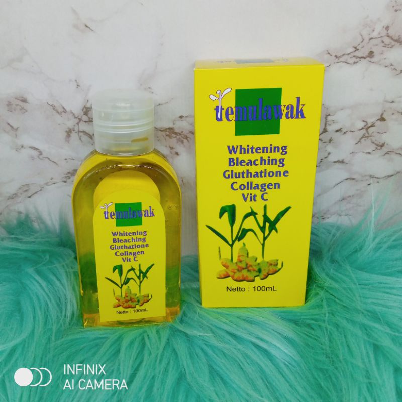 Jual TONER TEMULAWAK HOLO EMAS BESAR BOTOL KUNING ORIGINAL 100 ML ...