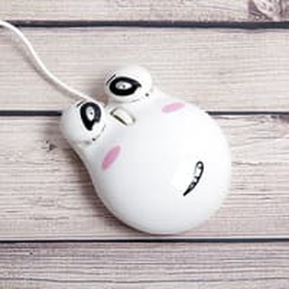 MOUSE WHITE BEAR LUCU / PROMO SALE / MOUSE KABEL DESIGN LUCU DAN UNIK ...
