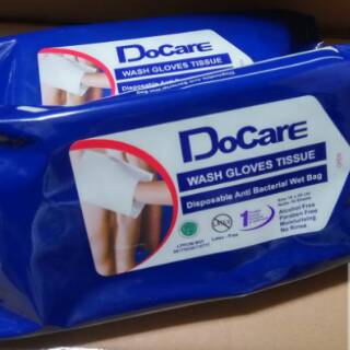 Jual Docare Wash Gloves Antiseptic Tissue 18's Kemasan Baru | Shopee ...