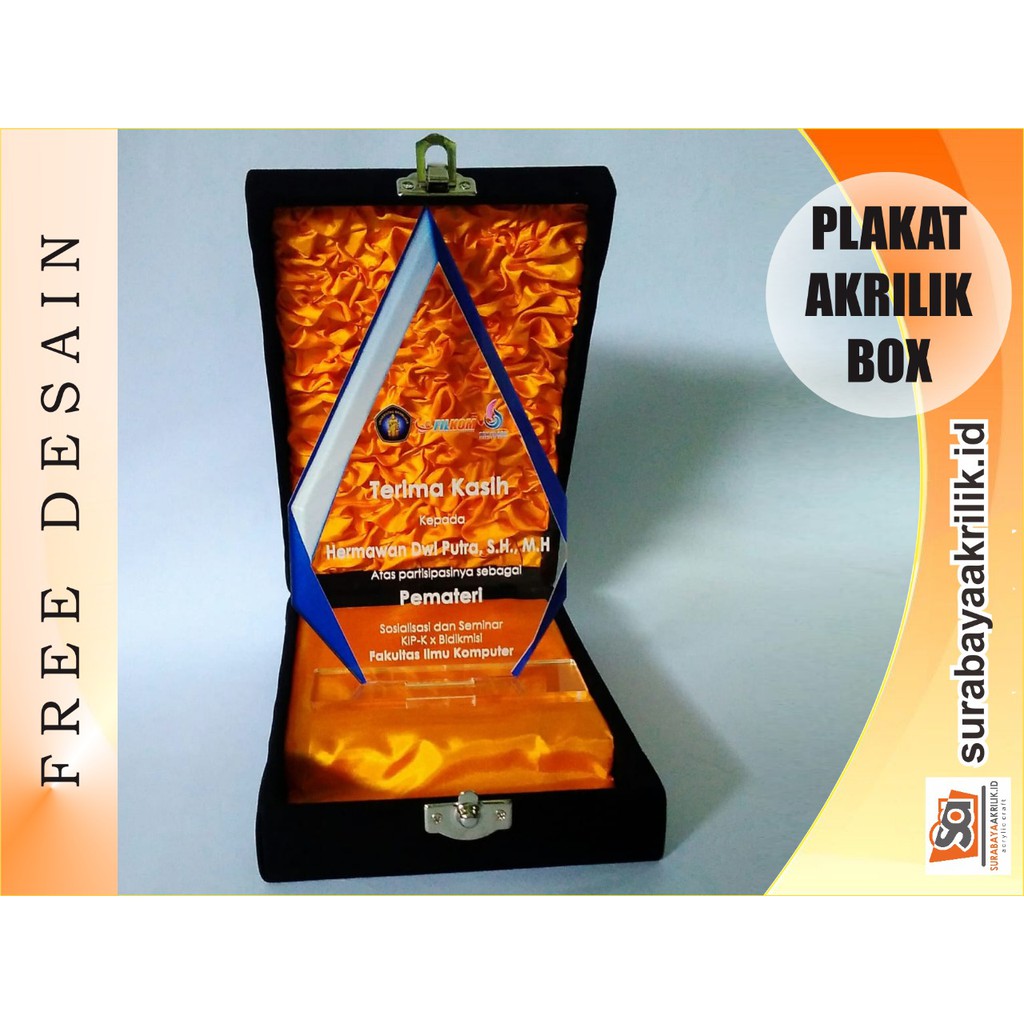 Jual PLAKAT AKRILIK BOX || Vandel KKn, Seminar, Kampus Mengajar Murah ...