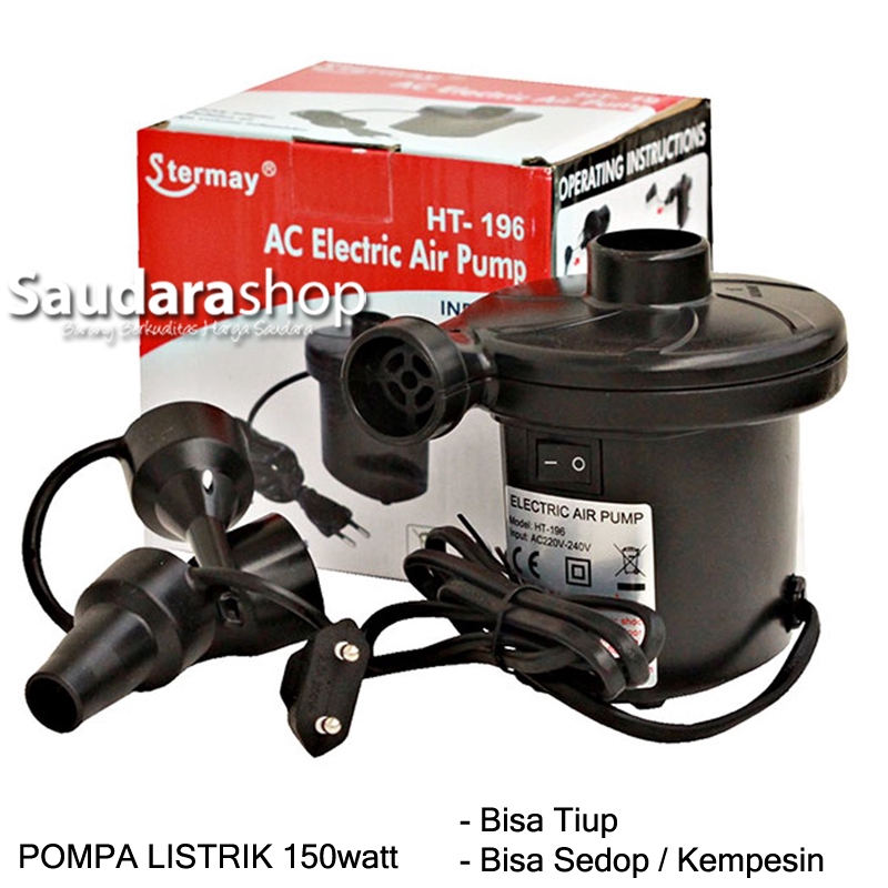 Jual Pompa Listrik / Pompa Kasur Angin / Pompa Sofa / Pompa Kolam / Air ...