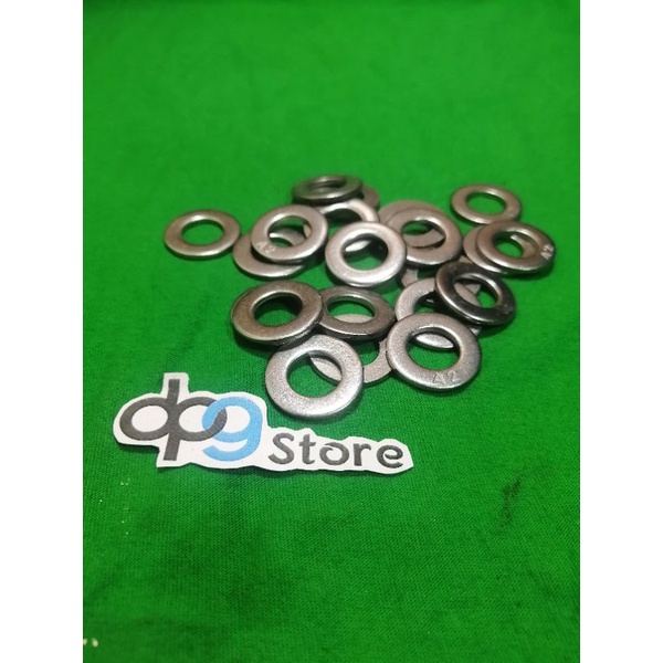 Jual RING STAINLESS M10 RING BAUT 14 ANTI KARAT SATUAN | Shopee Indonesia