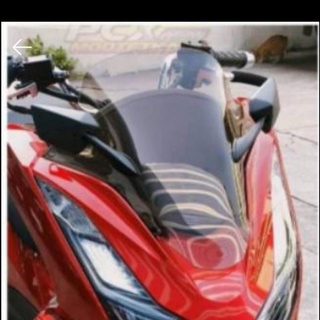 Jual VISOR/WINDSHIELD + SPION VARIASI PCX 160 2021 - PUTIH | Shopee ...