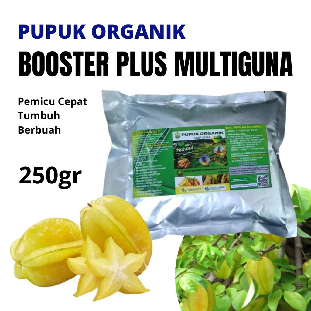 Jual Pupuk Booster Buah Plus Pemicu Pertumbuhan Agar Cepat Berbuah, Pupuk Tanaman Belimbing Anti ...