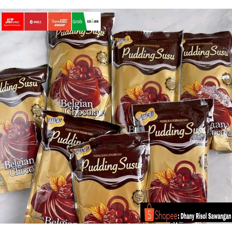 Jual Nutrijell puding Belgian 130gr nutrijell Belgian chocolate ...
