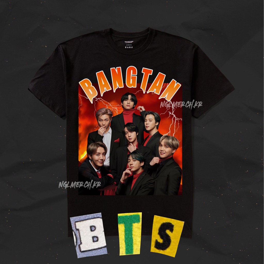 Jual KAOS BOOTLEG SHIRT KPOP BTS BANGTAN [ BACA DESKRIPSI ] | Shopee ...