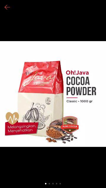 Oh! Java Cocoa Powder - Classic 1Kg - Cokelat Bubuk Asli | Shopee Indonesia
