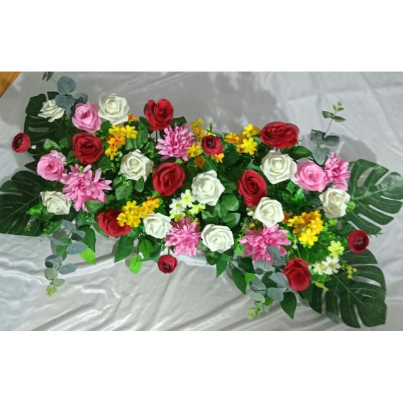 Jual Rangkaian bunga dekorasi/ backdrop | Shopee Indonesia