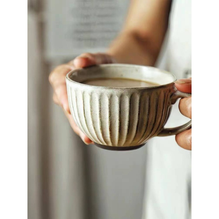 Jual Coffee Cup Gelas Kopi Rustic 300 ml - White Choco | Shopee Indonesia