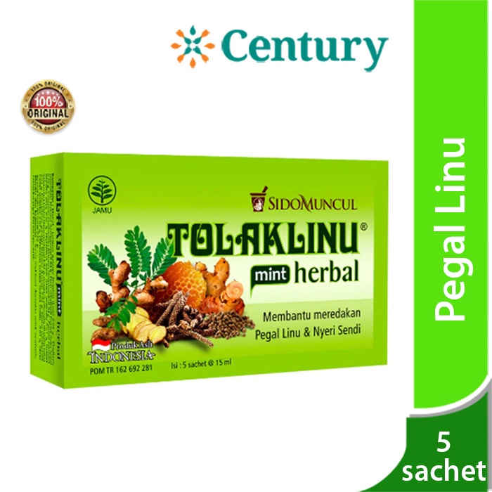 Jual TOLAK LINU HERBAL MINT 1 KOTAK ISI 5 SASHEET/MASUK ANGIN/KEMBUNG ...