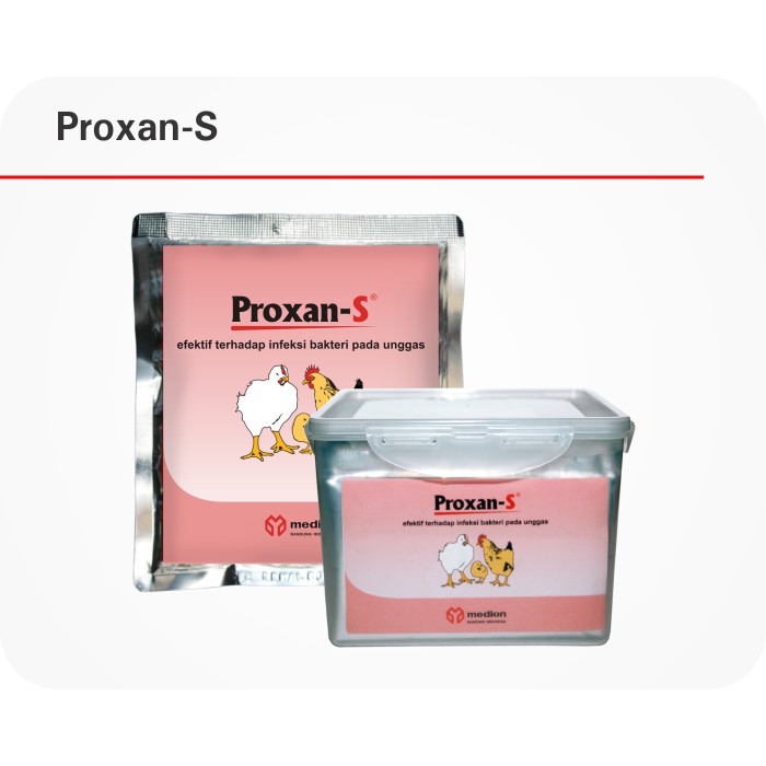 Jual proxan s 250 gram antibiotik pembunuh bakteri pada unggas | Shopee ...