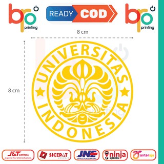 Jual STIKER UNIVERSITAS INDONESIA BULAT CUTTING CUTING STICKER UI ...