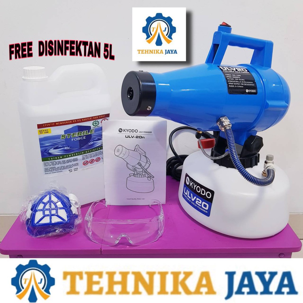 Jual Alat Fogging KYODO ULV 20 FREE Desinfektan Cold Fogger Indoor ...