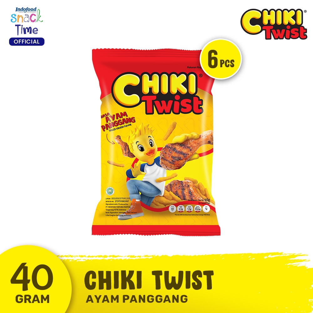 Jual Chiki Twist Ayam Panggang 40 Gr - 6 Pcs | Shopee Indonesia