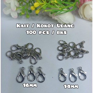 Jual 100Pcs Kokot udang 14mm 16mm Kokot Udang 100 pcs 12mm Kokot Udang ...