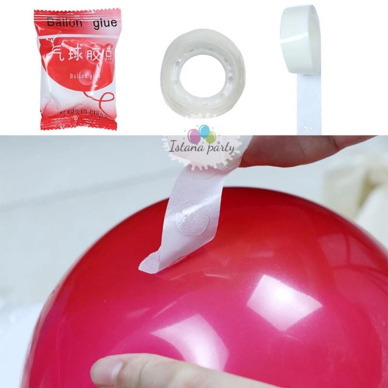 Jual lem balon / perekat balon / glue dot balon / tempelan balon ...