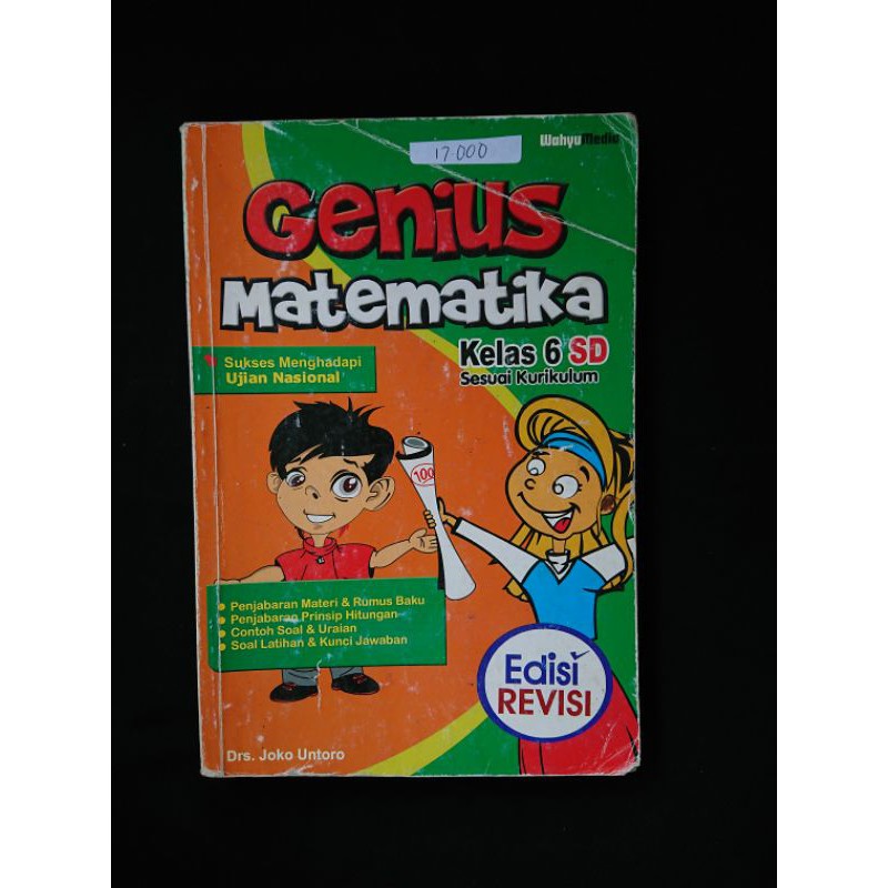 Jual Genius Matematika Kelas 6 SD sesuai Kurikulum Sukses Mengahadapi ...