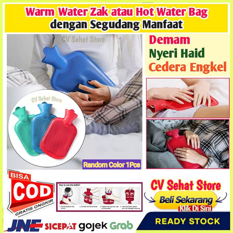 Jual HOT WATER BAG Kantong Kompres Air Panas Hangat WWZ Alat Terapi ...