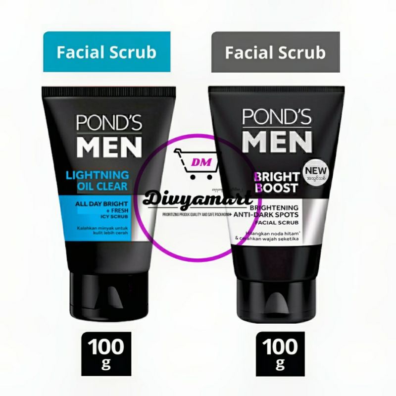 Jual Ponds Men facial foam bright boost , acne solution , oil clear ...