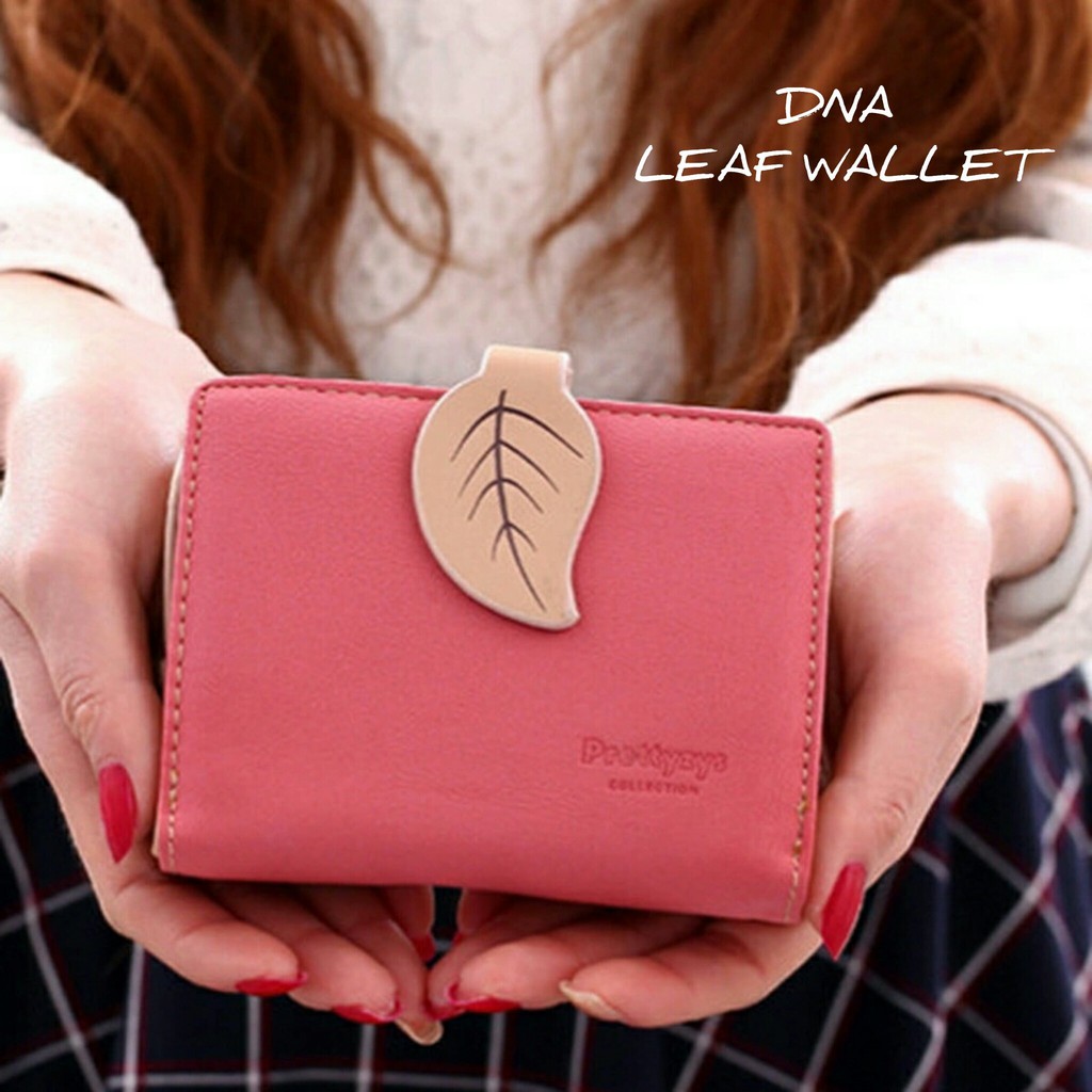 UNIK ITEM,...!! Dompet Lipat Kulit Leafy, Dompet Bandung, Dompet Cewek ...