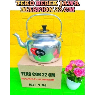 Jual Teko Jawa Ukuran 22cm / Ceret Jawa Bahan Aluminium Ukuran 22cm ...