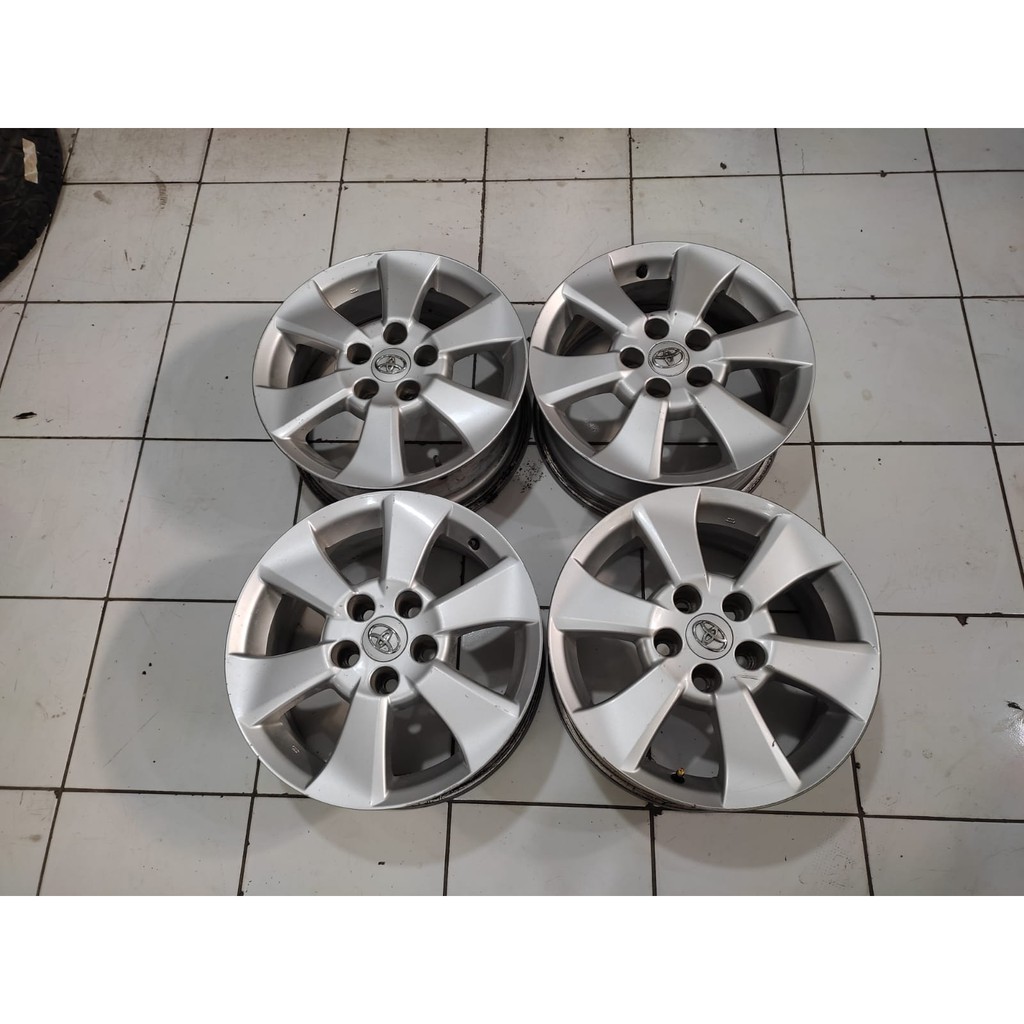 Jual VELG BEKAS COPOTAN MOBIL ALPHARD R16 PCD 5X114 BISA TT DAN CICILAN | Shopee Indonesia