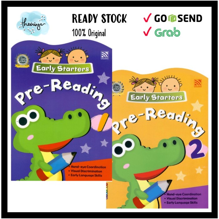Jual Early Starter Pre Reading Activity Book for 2 years Preschool Buku ...