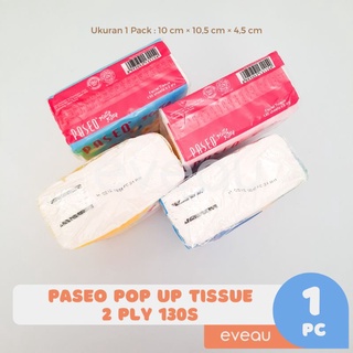 Jual Paseo Pop Up Facial Tissue 130 sheets 2 ply Tisu Wajah Mini Travel ...