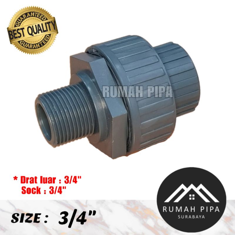 Jual watermur drat luar 3/4" AW - KSH Indonesia|Shopee Indonesia