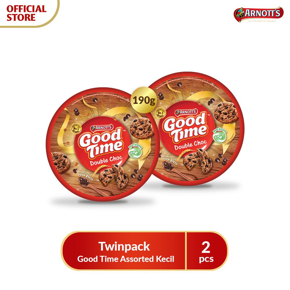 Jual Good Time Assorted Cookies Double Choc 2 x 190 gr | Shopee Indonesia