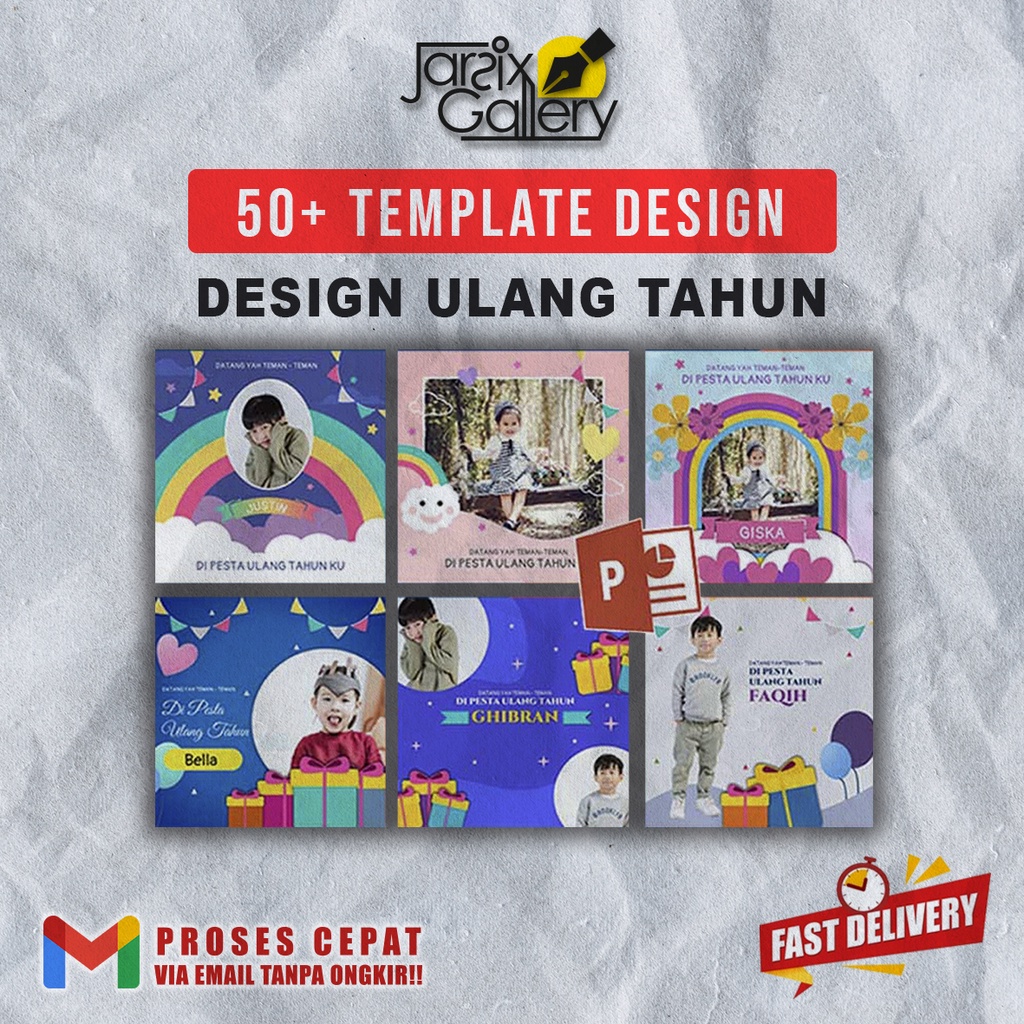 Jual 50+ Template Design Powerpoint PPT Ulang Tahun + Bonus | Shopee ...