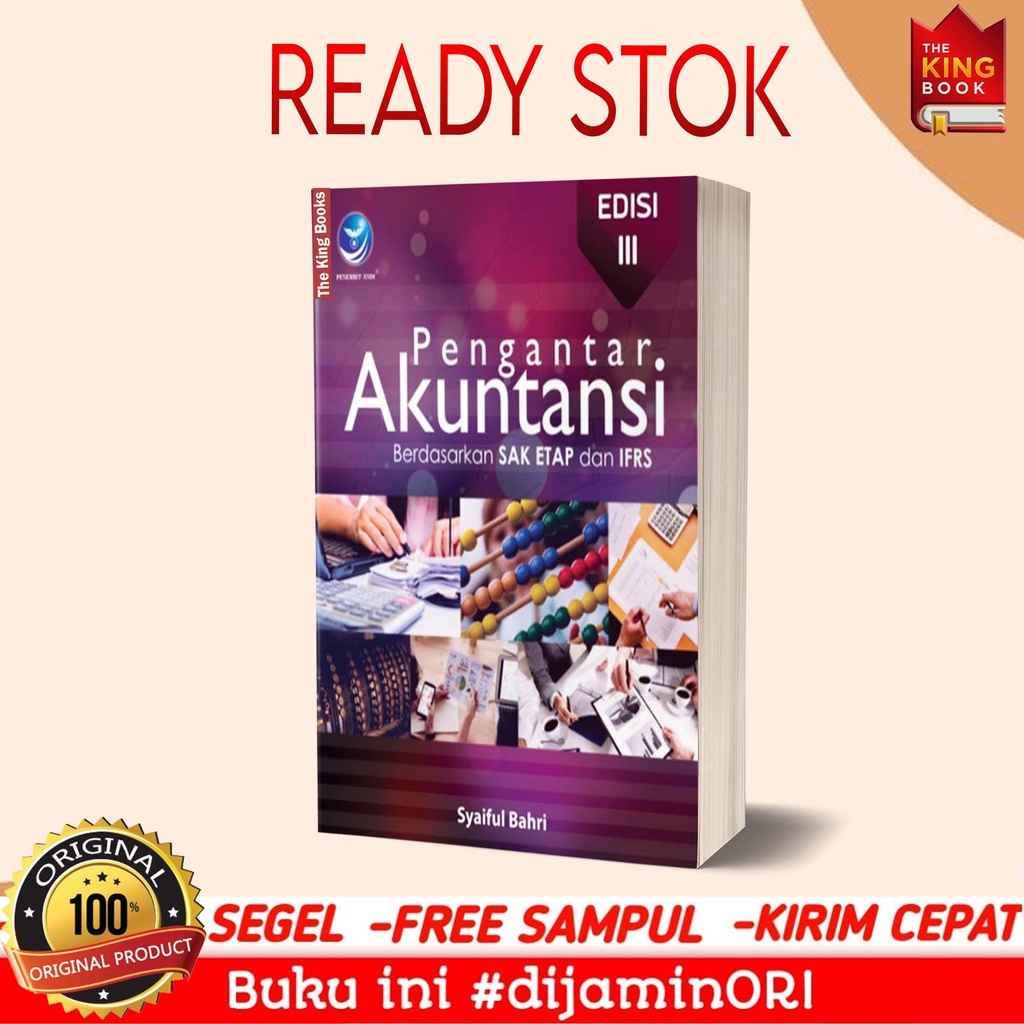 Jual Buku Pengantar Akuntansi Berdasarkan SAK ETAP dan IFRS - EDISI III | Shopee Indonesia