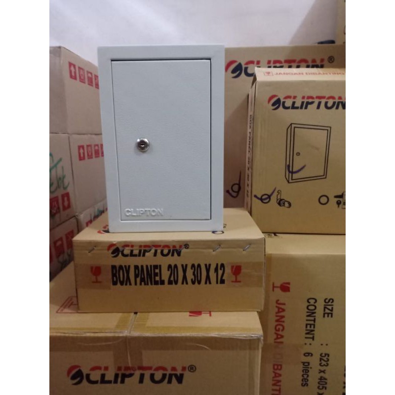 Jual Panel box Clipton 20 x 30 x 12 kunci biasa | Shopee Indonesia
