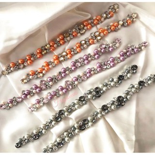 PAYET RANGKAI MUTIARA / AKSESORIS GAUN PENGANTIN / PAYET PINGGANG ...