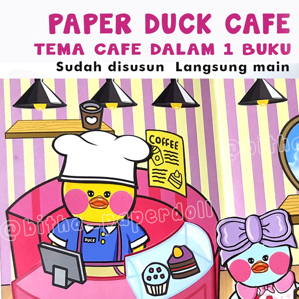 Jual PAPER DUCK Bebek Viral PALING GEMOY, Paket Lengkap mainan anak ...